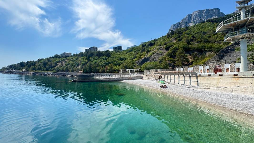 ЛЮБИМЫЙ ПЛЯЖ ,,МЕЛЛАС,, . Вода прогрелась до 25 градусов. Крым 2025