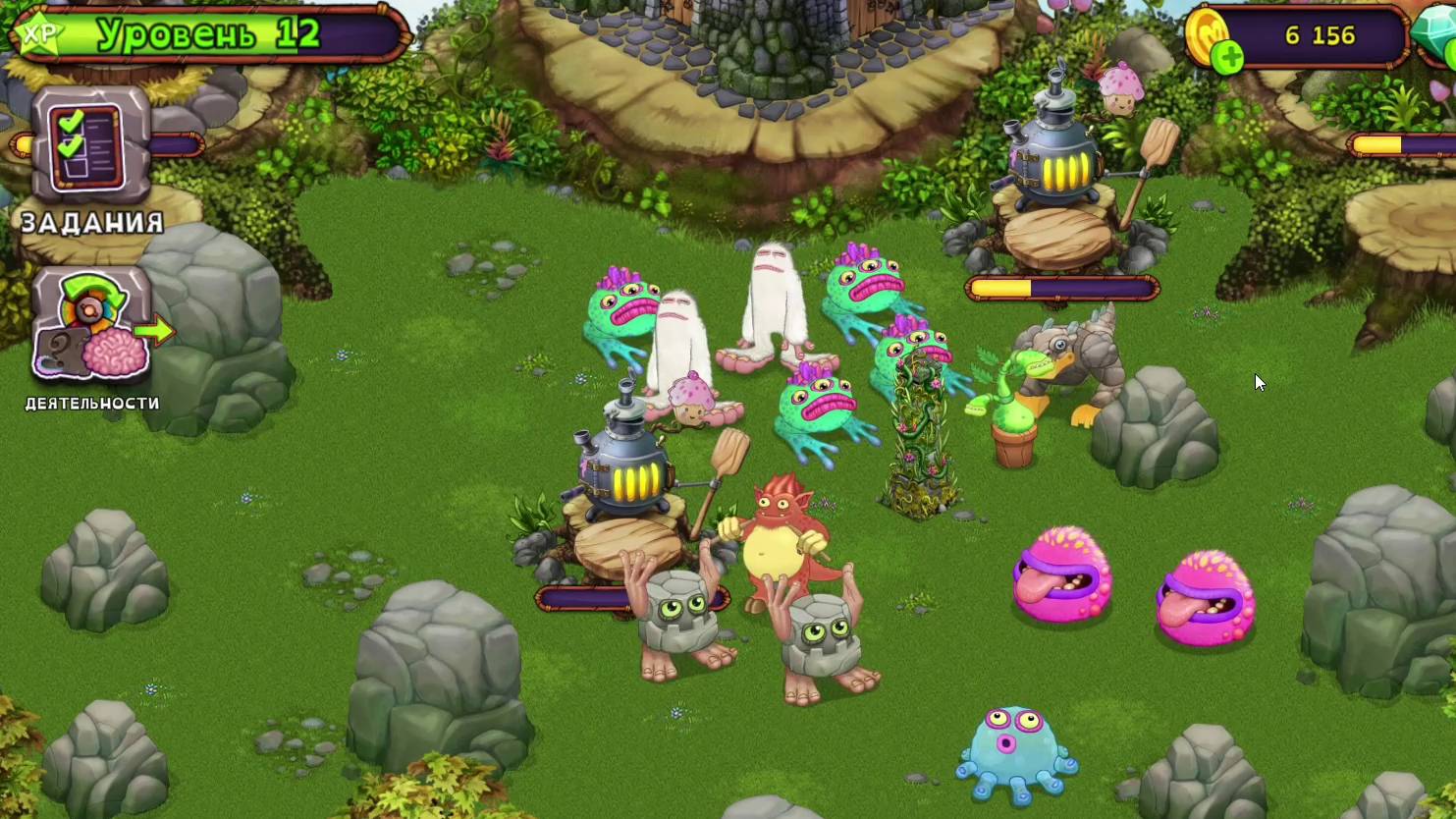 My Singing Monsters: дали один бесплатный Разбитый Гига-глаз. Собираем паззл.