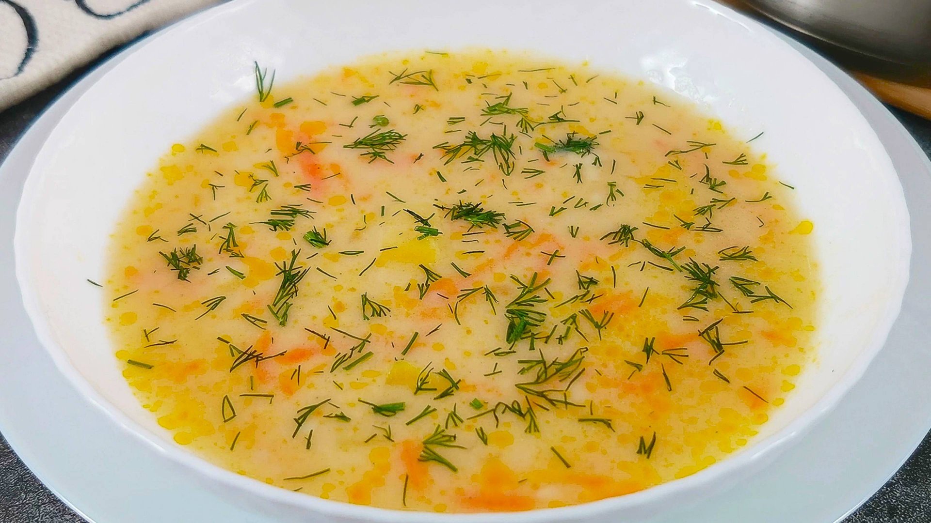 Суп без мяса. Экономный, но очень вкусный