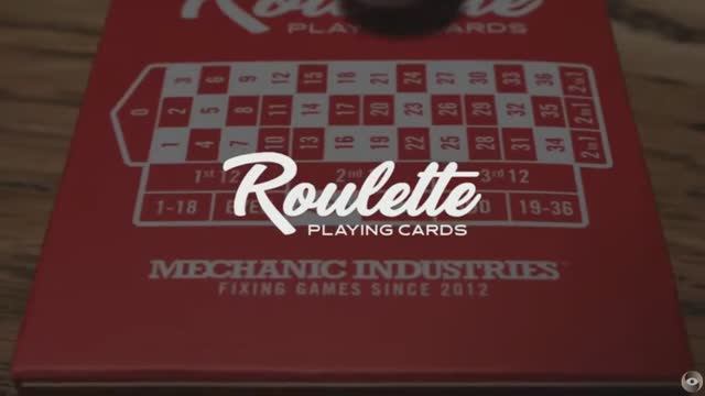 Карты Roulette Red Playing Cards by Mechanic Industries