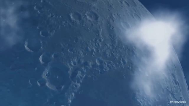 Представьте себе картину: Луна вдруг оказывается всего лишь в 400 километрах от нашей Земли.