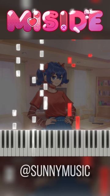 2D Mita (MiSide) 【 Music Box / SHORTS 】 #MiSide #Synthesia