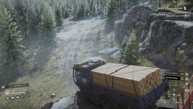 Snowrunner Завал у производства