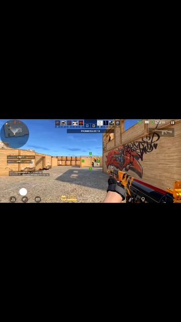 Пытаюсь играть нодним из худших прицелов в standoff2