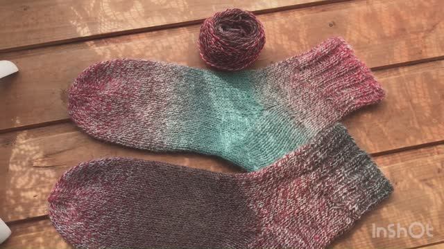 Китайская пряжа. Самодельный твид. Пряду верблюжку.