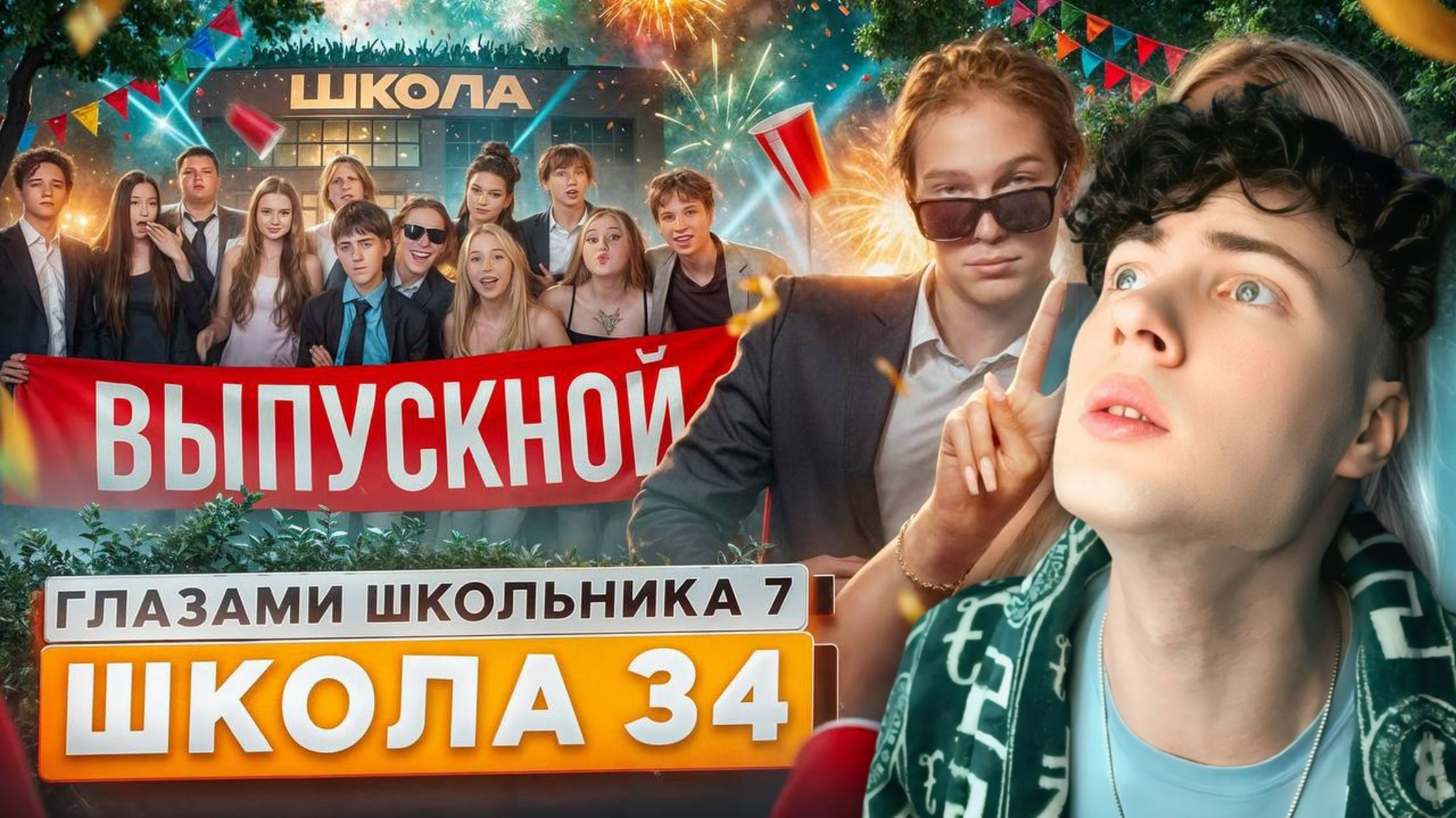 ШГШ 34 СЕРИЯ От первого лица: Школа 7 😡 ВЫПУСКНОЙ в ШКОЛЕ 🥹 ФИНАЛ ГЛАЗАМИ ШКОЛЬНИКА ОБЗОР