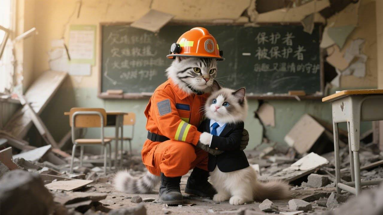 🌍❤️ Команда по спасению кошек спасла много жизней во время землетрясения 🚑🐾 Трогательная история