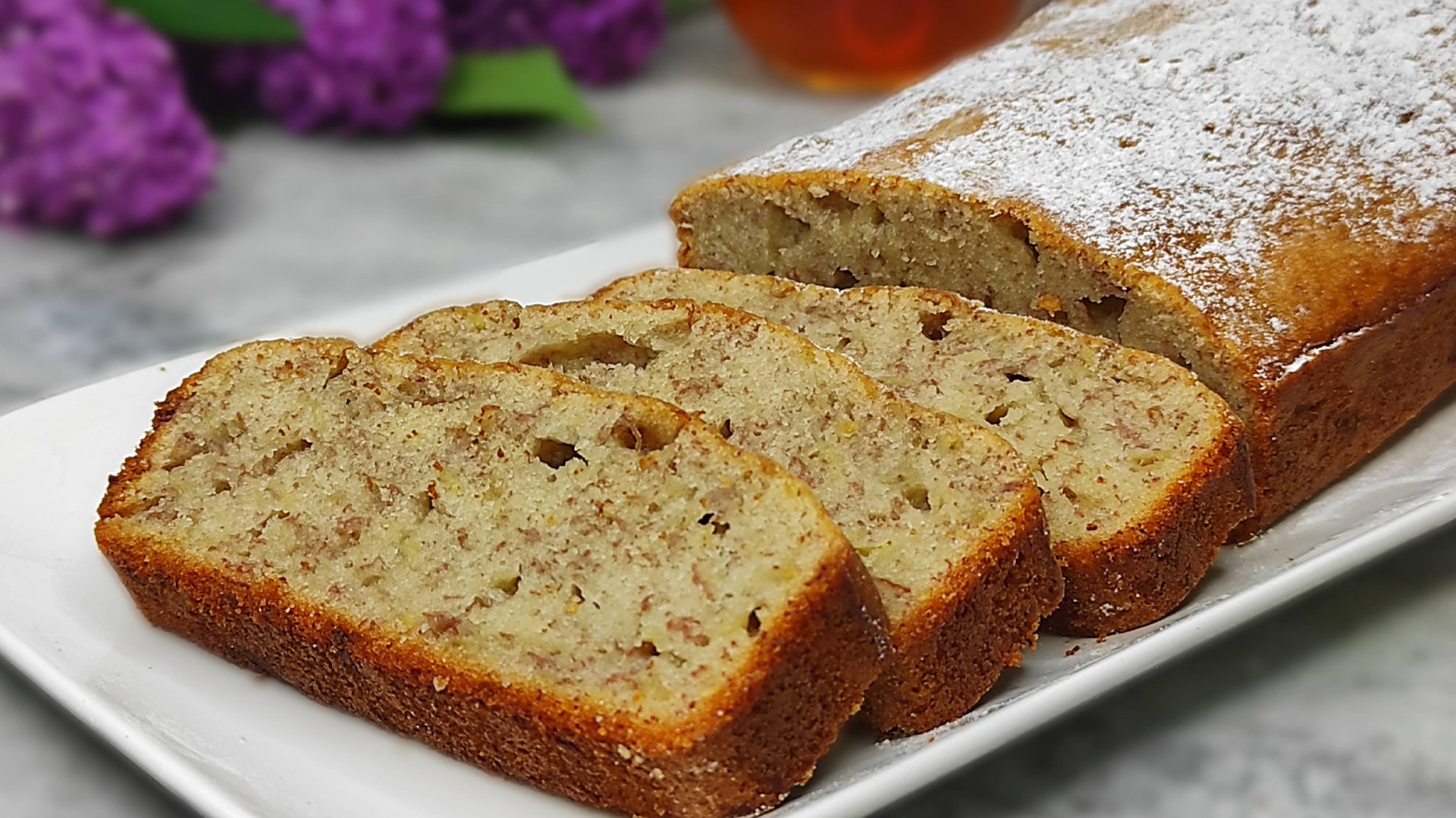 Банановый КЕКС! ОЧЕНЬ вкусный и ароматный к ЧАЮ! Все ПРОСТО!