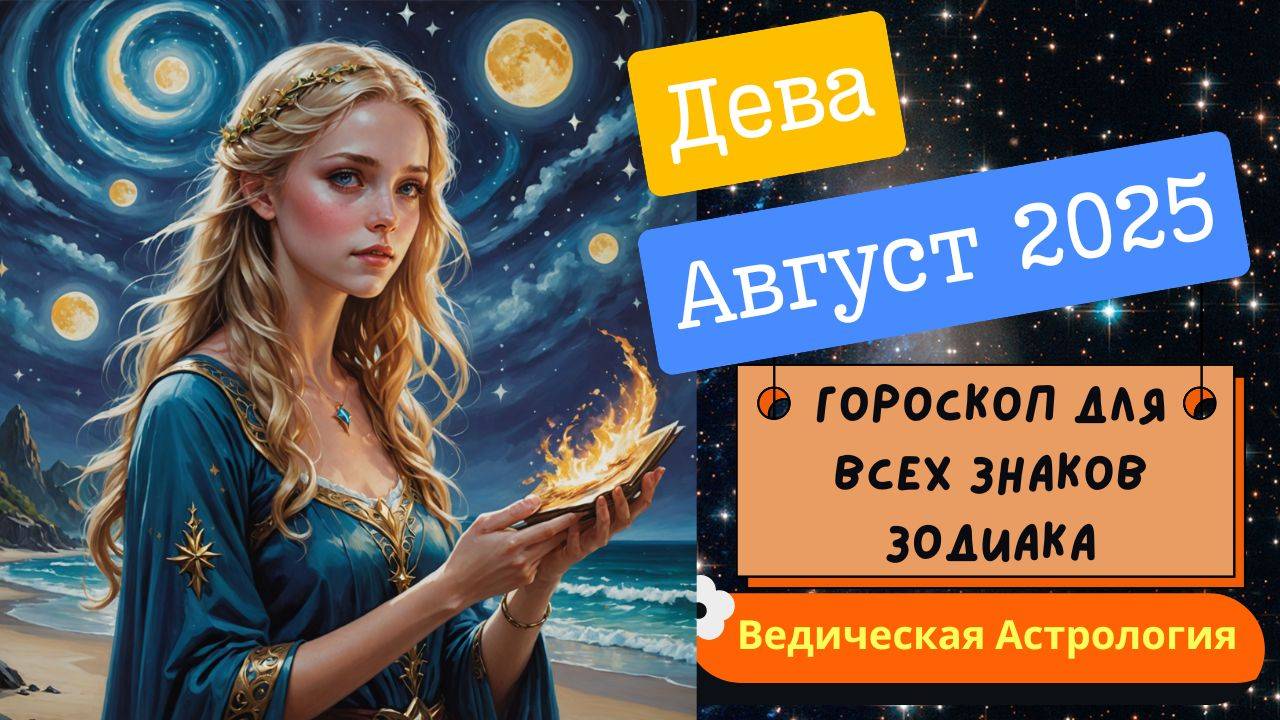 ♍Дева - гороскоп на Август 2025 года. От Юлии Капур