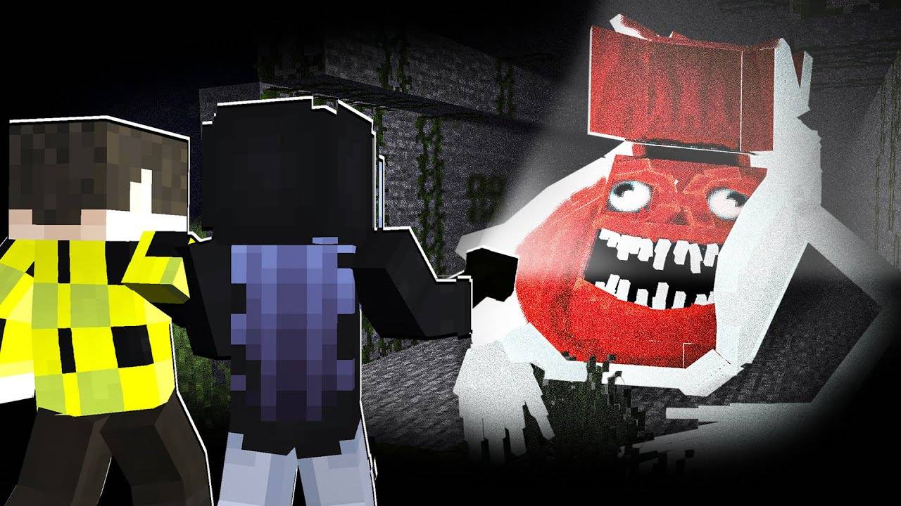 ЖУТКИЙ МОСТОВОЙ ЧЕРВЬ ПРЕСЛЕДУЕТ НАС В МАЙНКРАФТ ! ВЫЖИВАНИЕ SCP BRIDGE WORM MINECRAFT МИФФИ