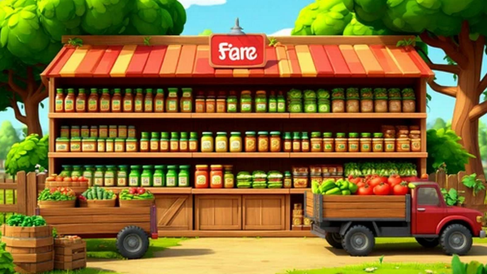 Зарабатывай и развивайся. Farming and Supermarket Simulator #5