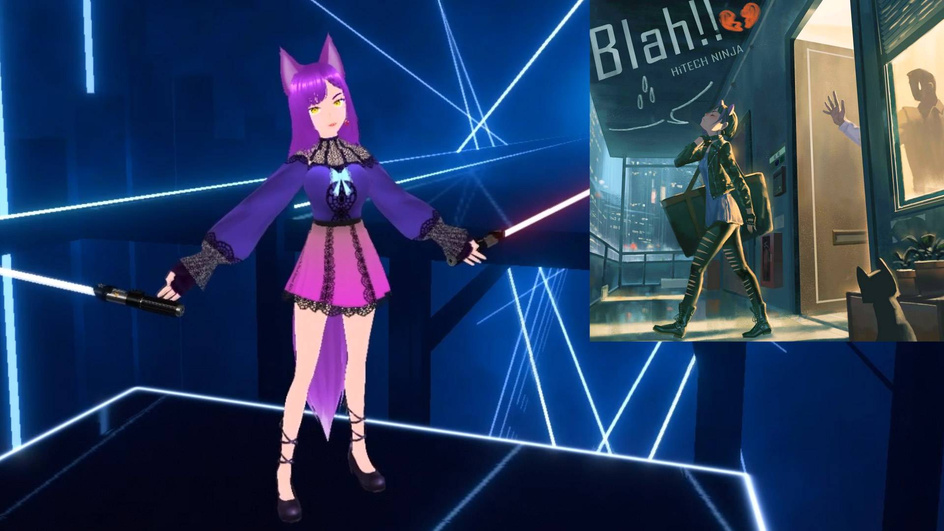 HiTECH NINJA - Blah in BEAT SABER [HARD] Kitsune TOKA - Furry Avatar