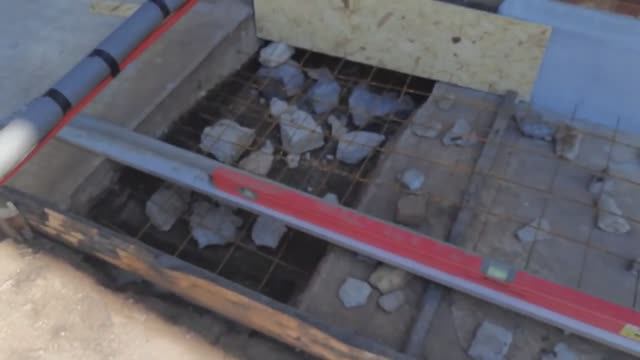 Бетонирование после разрушения цемента конденсатом