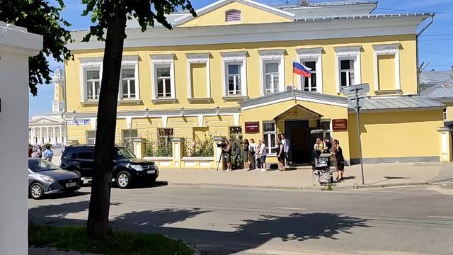 Кострома. Съемки эпизода сериала "Тебе звонит судьба"