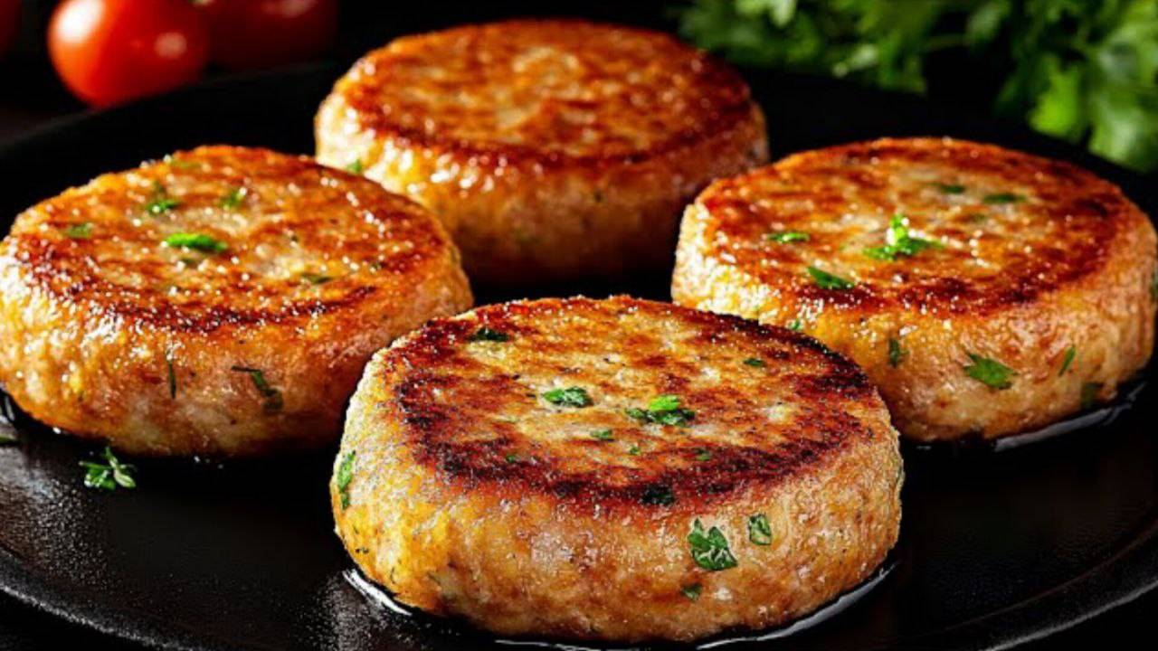 Котлеты из тунца с картофельным гарниром