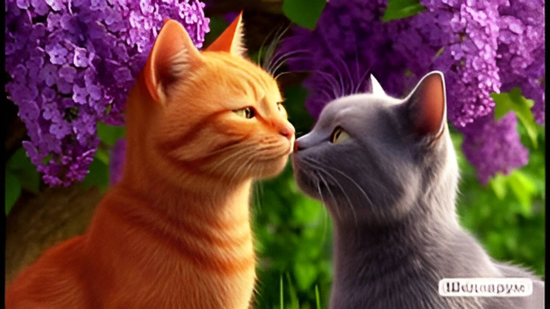 ХИТ! Видео про первую любовь 😻СИРЕНЬ💖 Сергей Есенин. Признание в любви  #коты