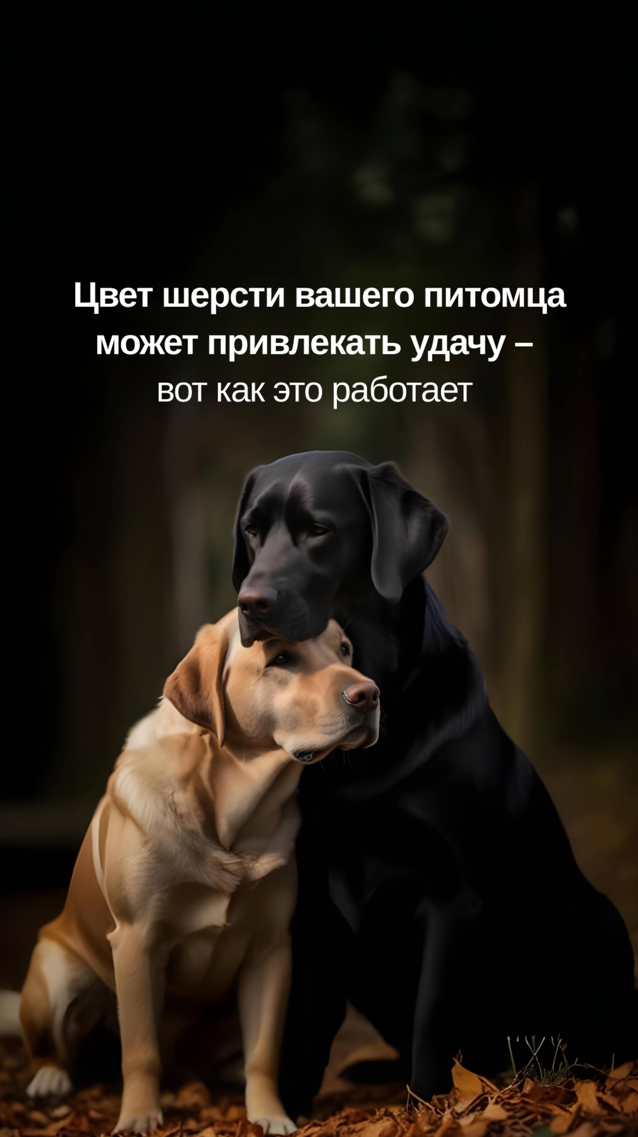 Цвет шерсти вашего питомца может привлекать удачу - вот как это работает