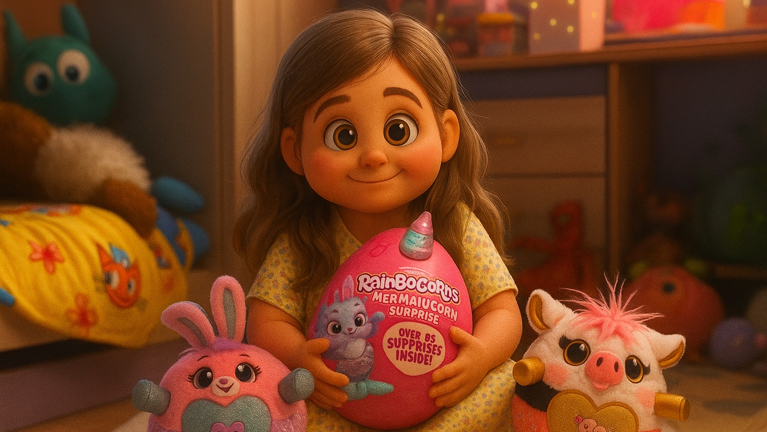 Обзор на игрушку RainBocoRns. В конце секрет и 🫢 сюрприз #видеодлядетей #детскийканал