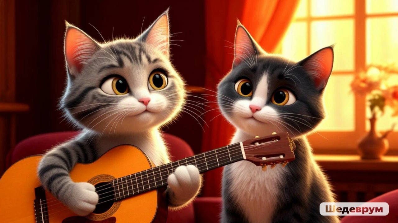 Баллада о ЛЮБВИ 🐾💖Анимация, стихи В.Высоцкого, музыка #любовь#catsvideo #мультик