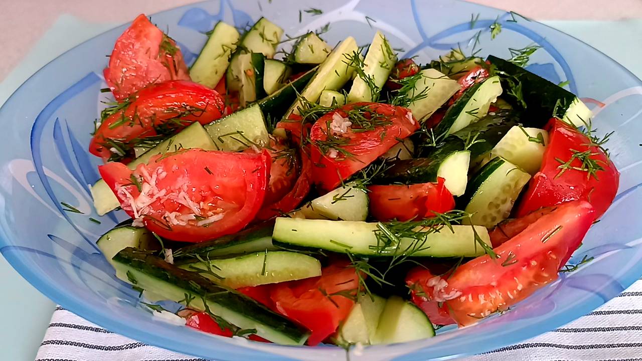 📌 Малосольные огурцы и помидоры - самый простой и быстрый рецепт