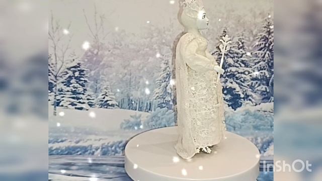 Ватная куколка  "Снежная королева "