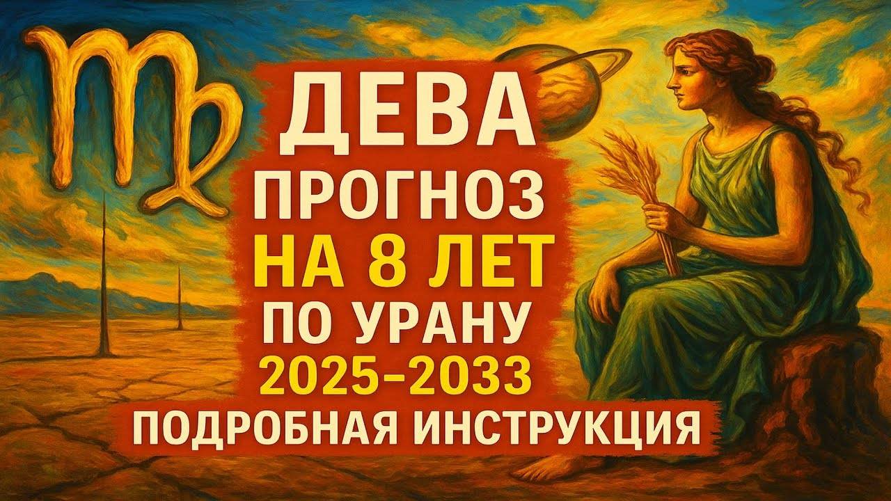 Дева в зоне трансформации — к чему готовиться в 2025–2033?