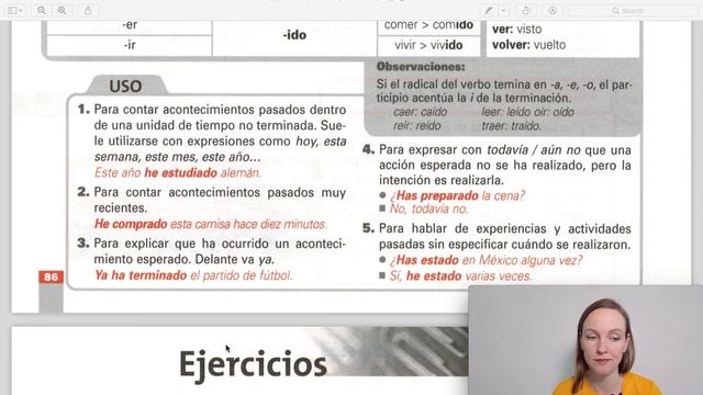 Урок 11 Прошедшее время Pretérito Perfecto. Испанский язык [Уровень А2]