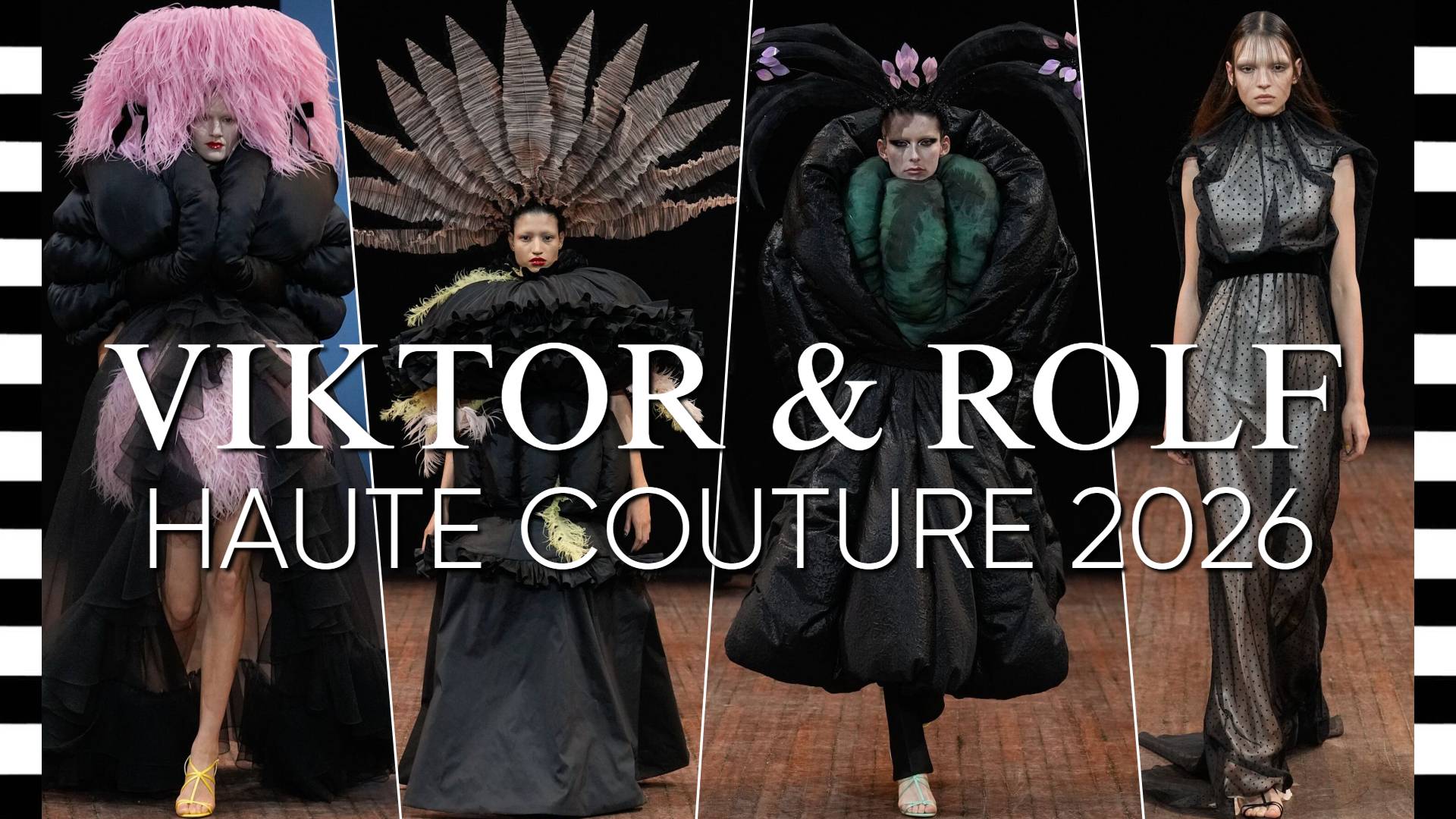 ✔️ VIKTOR & ROLF (Виктор-энд-Рольф) коллекция Haute Couture в Париже