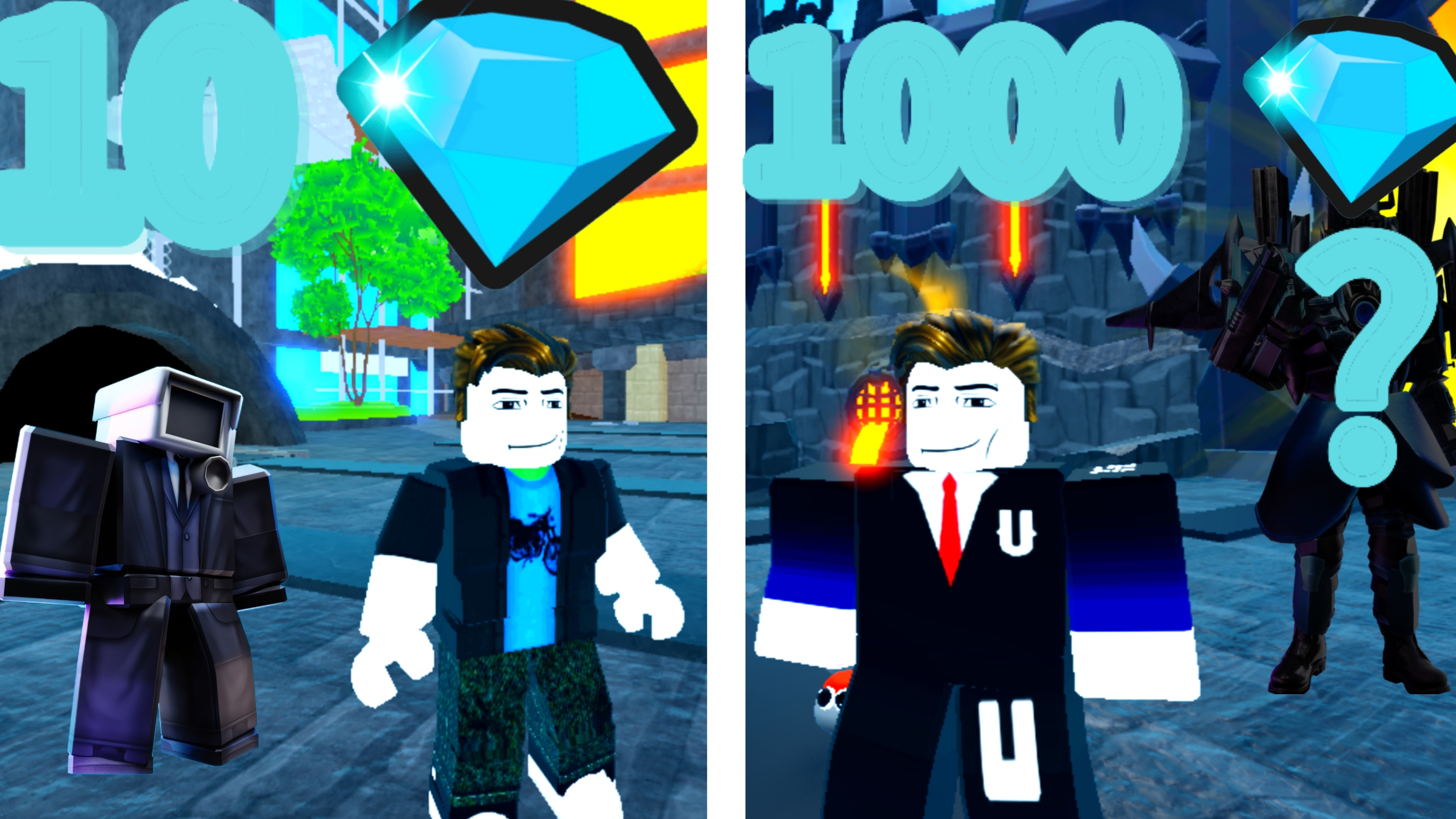 камерамены за 10, 100 и 1000 гемов!