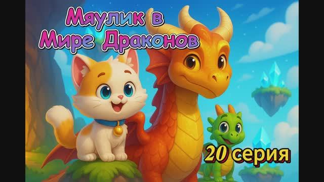 20 серия Мяулик в Мире Драконов🐲🔥✨