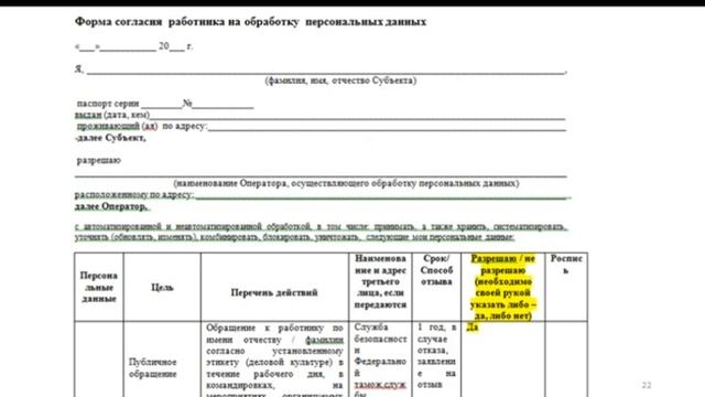 Перс. данные - ДЛЯ НАЧИНАЮЩИХ в разрезе требований с 2023 года (1 часть!)