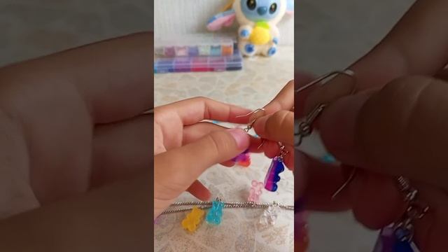 УКРАШЕНИЯ С МАРМЕЛАДНЫМИ МИШКАМИ🧸💝 ЧОКЕР С ВИШЕНКАМИ🍒 Артикул мишек на ВБ в описании🤗