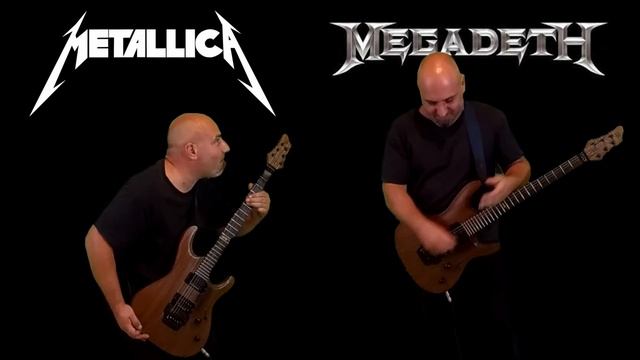 Metallica ПРОТИВ Megadeth (битва гитарных риффов) - немножко металла "на оба ваши дома!" (с)