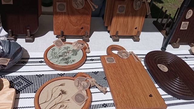 В гостях у дочки. Посетили выставку мастеров изделий ручной работы.