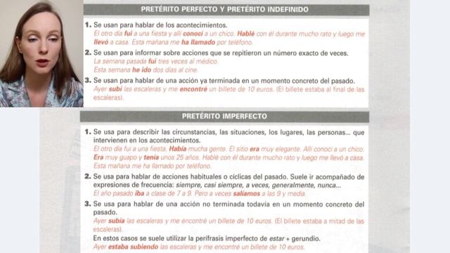 Урок 40 Прошедшие времена - систематизация. Испанский язык [Уровень А2]