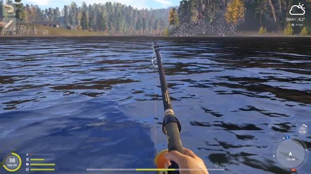 Лютый осетр восточный . Нижняя Тунгуска 50 минут вываживания ! Русская рыбалка 4 или просто РР4