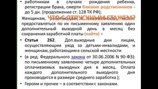 Ст. 128 ТК РФ - отпуска за свой счет: какие особенности  в 2024 году