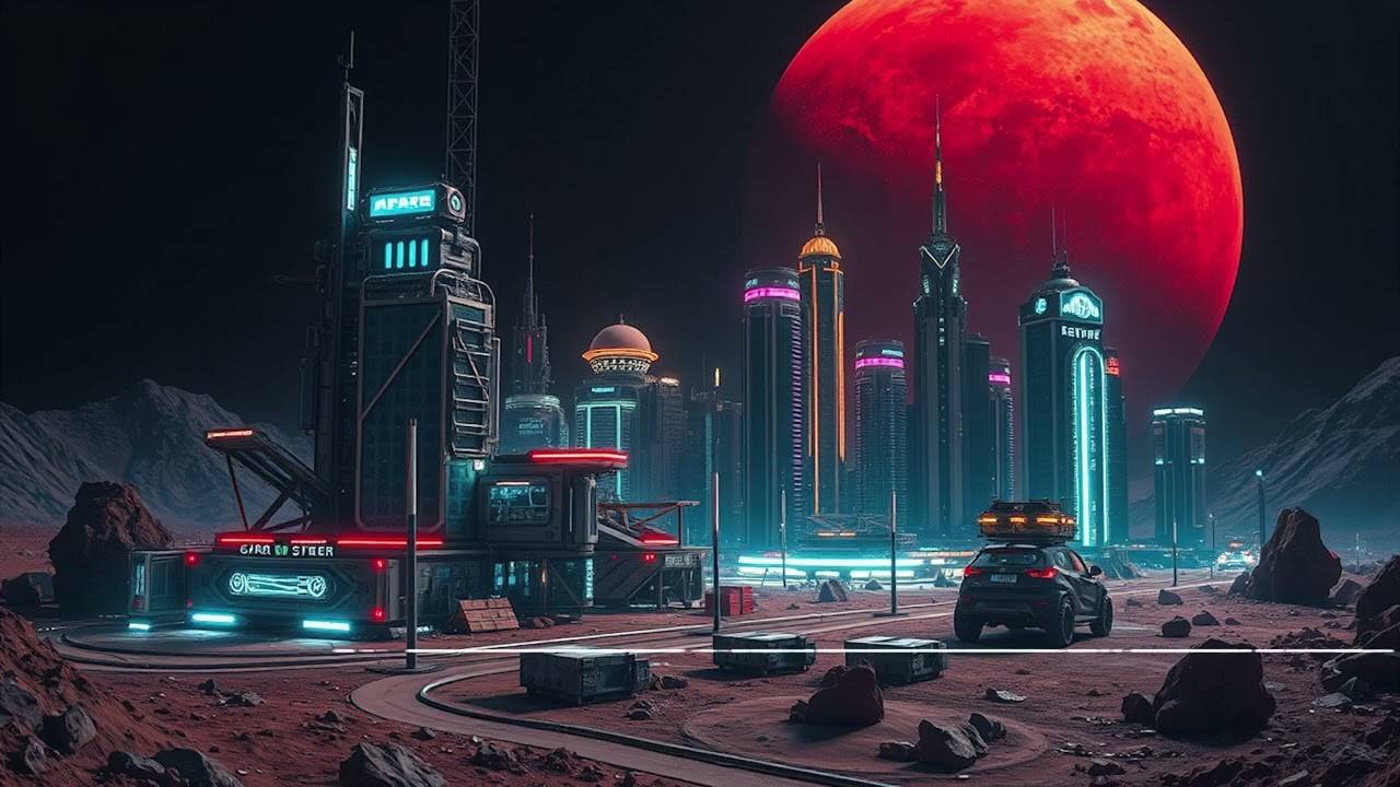 Journey To Mars Synthwave ~ Retrowave ~ Vaporwave ~ Mix