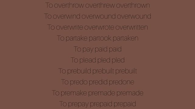 Неправильные Глаголы Часть 20 Irregular Verbs Part 20