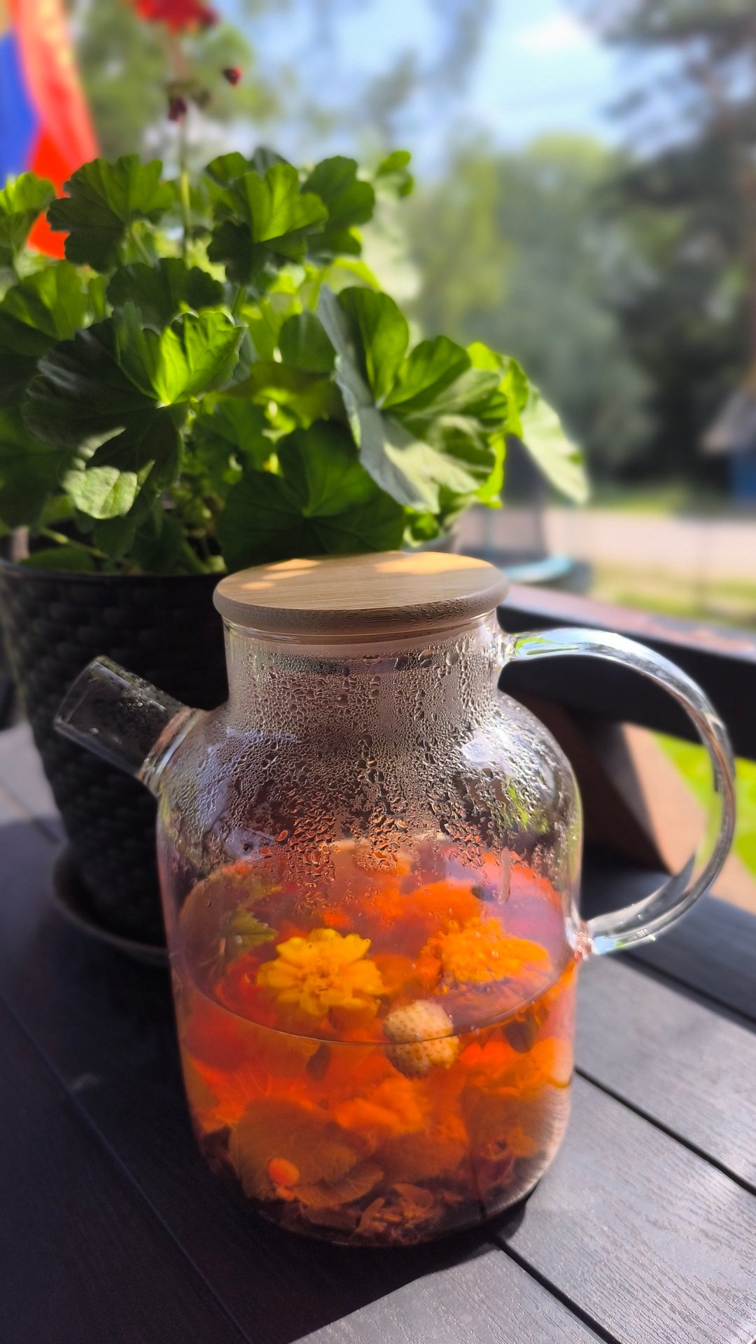 Вкусный и полезный чай в деревне у мамы❤!