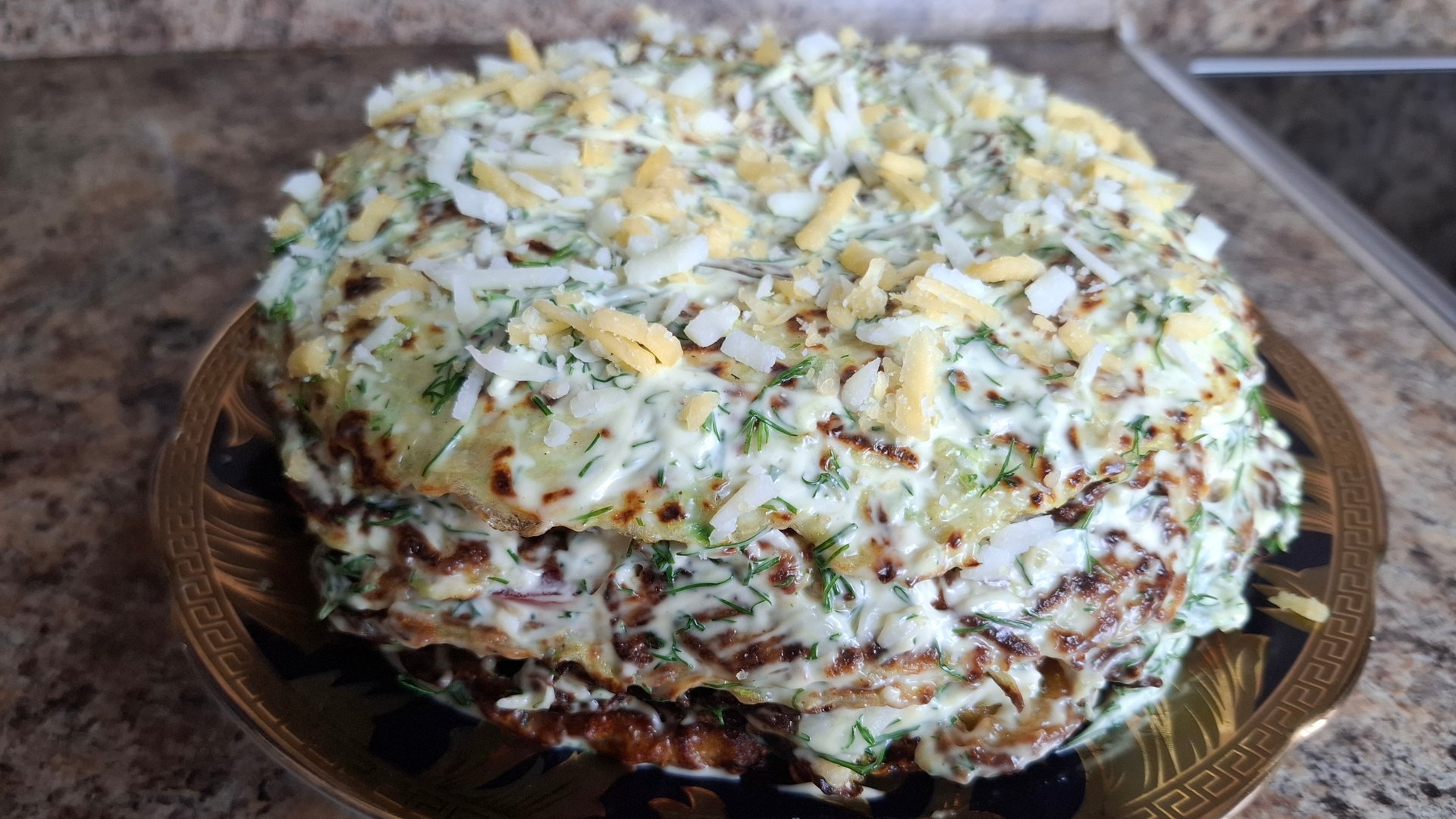 кабачковый торт