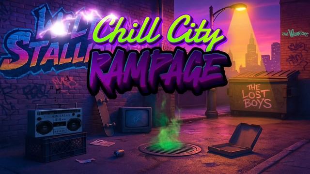 🛹 Chill City Rampage ‘88 80s Urban Skater Graffiti Ambiance Retro 80s Synth Rock & Metal Vibes