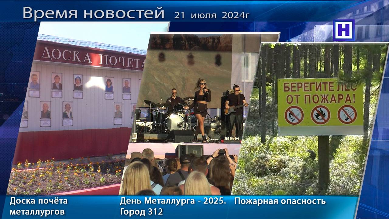 Программа «Время новостей» 21 июля 2025г