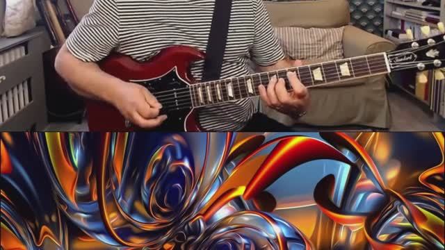 Epic Rock Ballad Solo in Em(guitar cover,backing track)