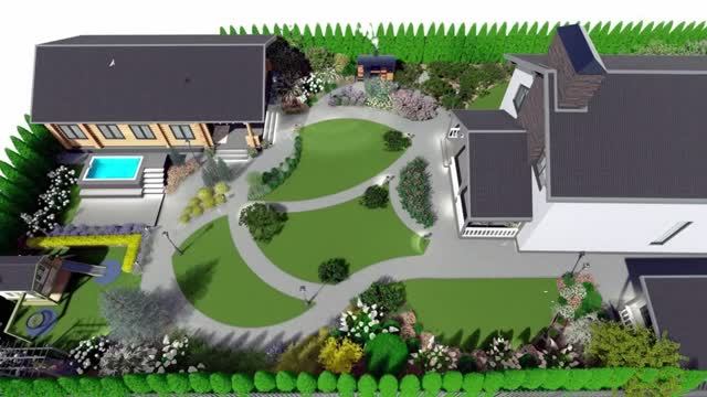 ЛАНДШАФТНЫЙ ДИЗАЙН УЧАСТКА ИЖС ДЛЯ СЕВЕРО-ЗАПАДНОГО РЕГИОНА. ВИЗУАЛИЗАЦИЯ