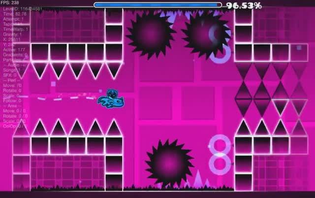 Geometry Dash | Stereo Madness (but every portal buff the level) | (By Sansur15 (me) )