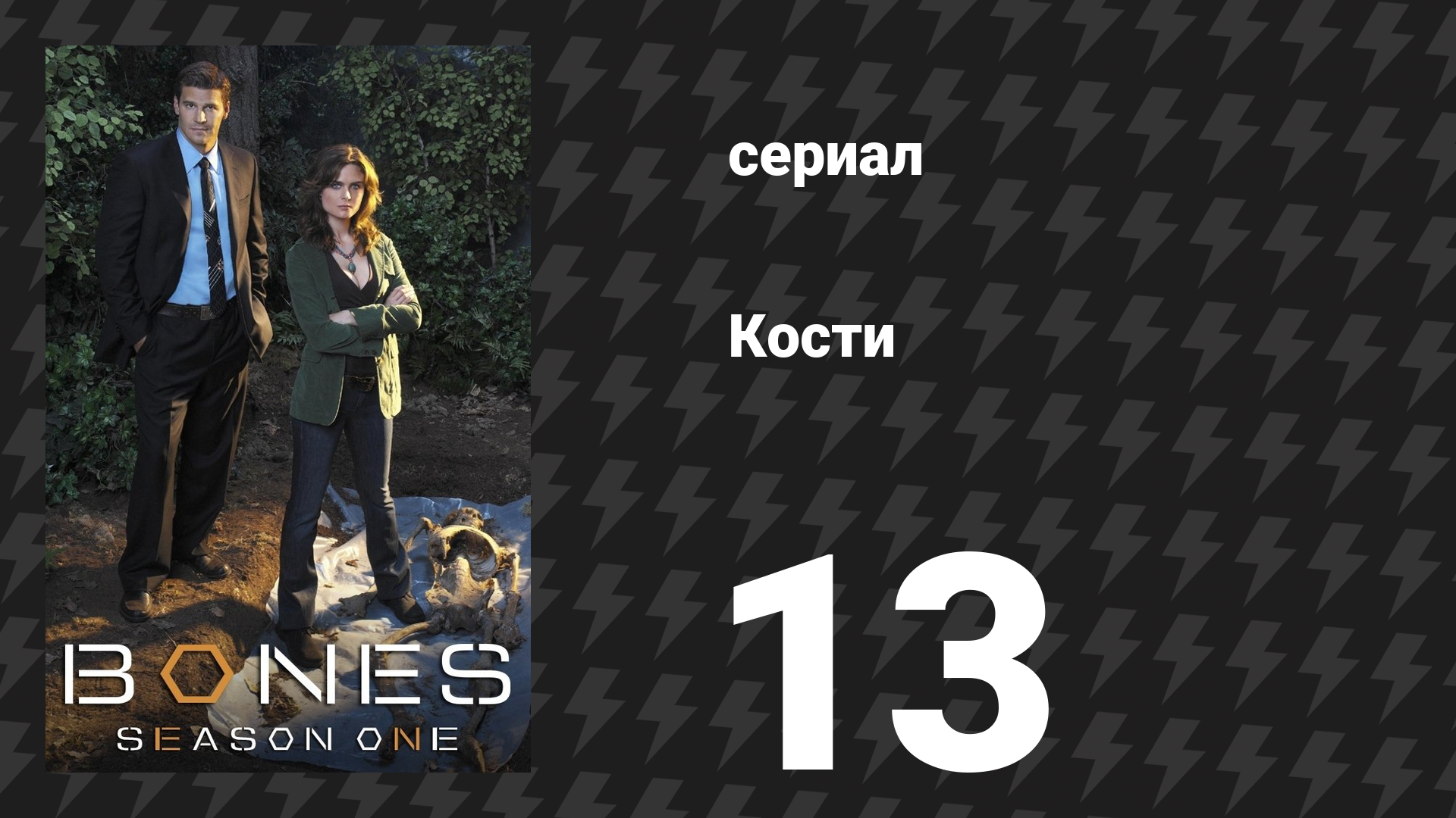 Кости 1 сезон 13 серия «Женщина в саду» (сериал, 2005)