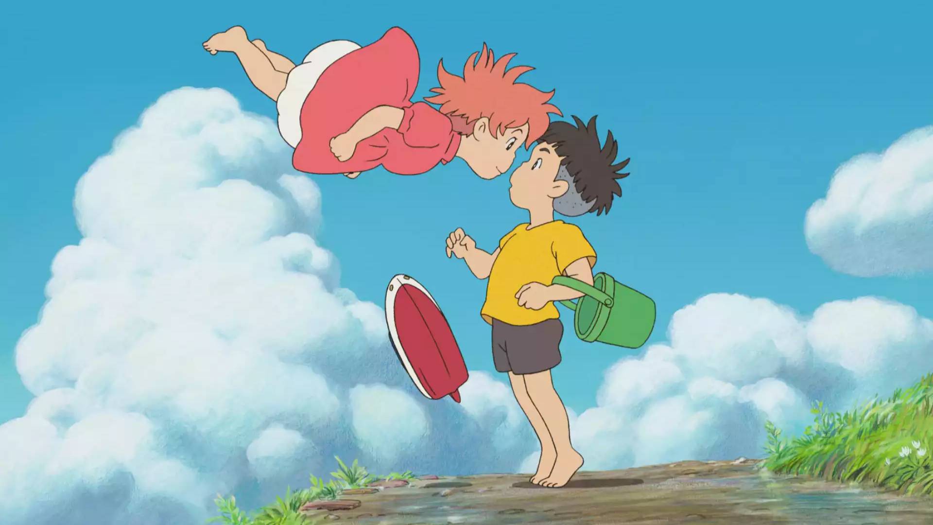 Рыбка Поньо на утёсе - AMV. Gake No Ue No Ponyo. Русские субтитры и перевод