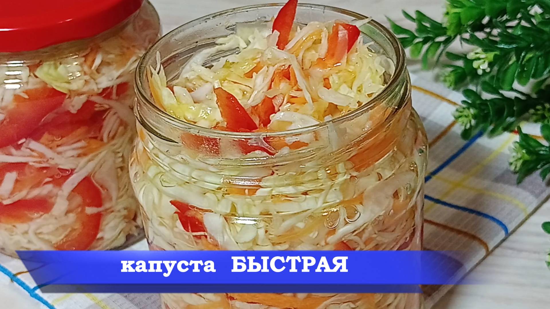 Маринованная капуста БЫСТРАЯ. Вкусный салат на каждый день!