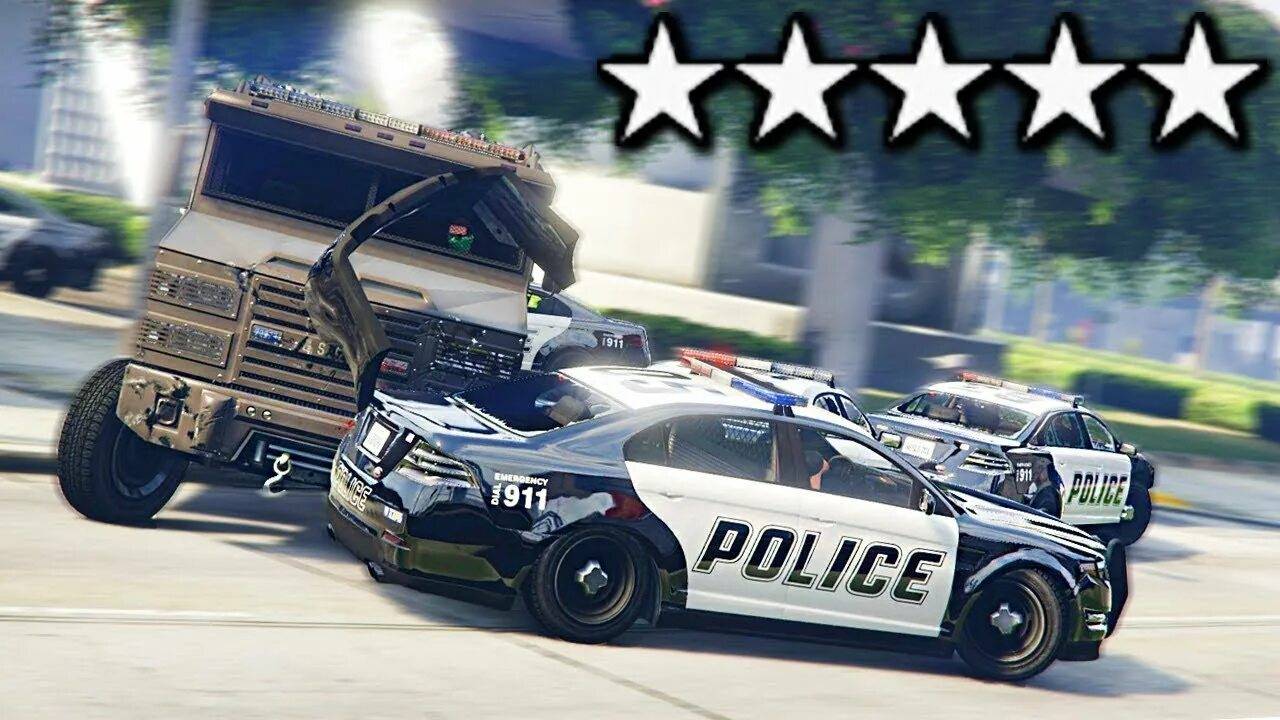 а можно ли вобще уйти от 5 звёзд розыска в гта 5?